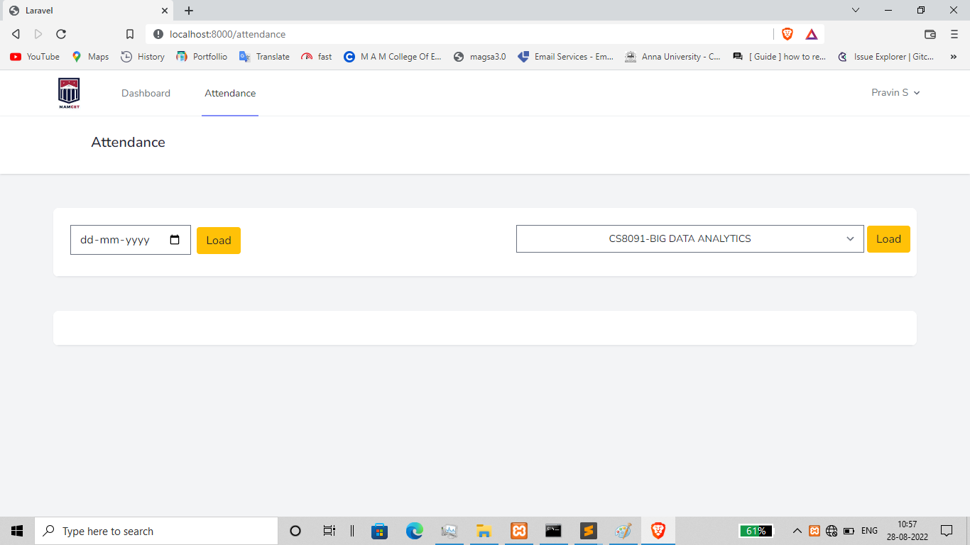 GitHub - pravinsathishprabu/Attendance-Management-System
