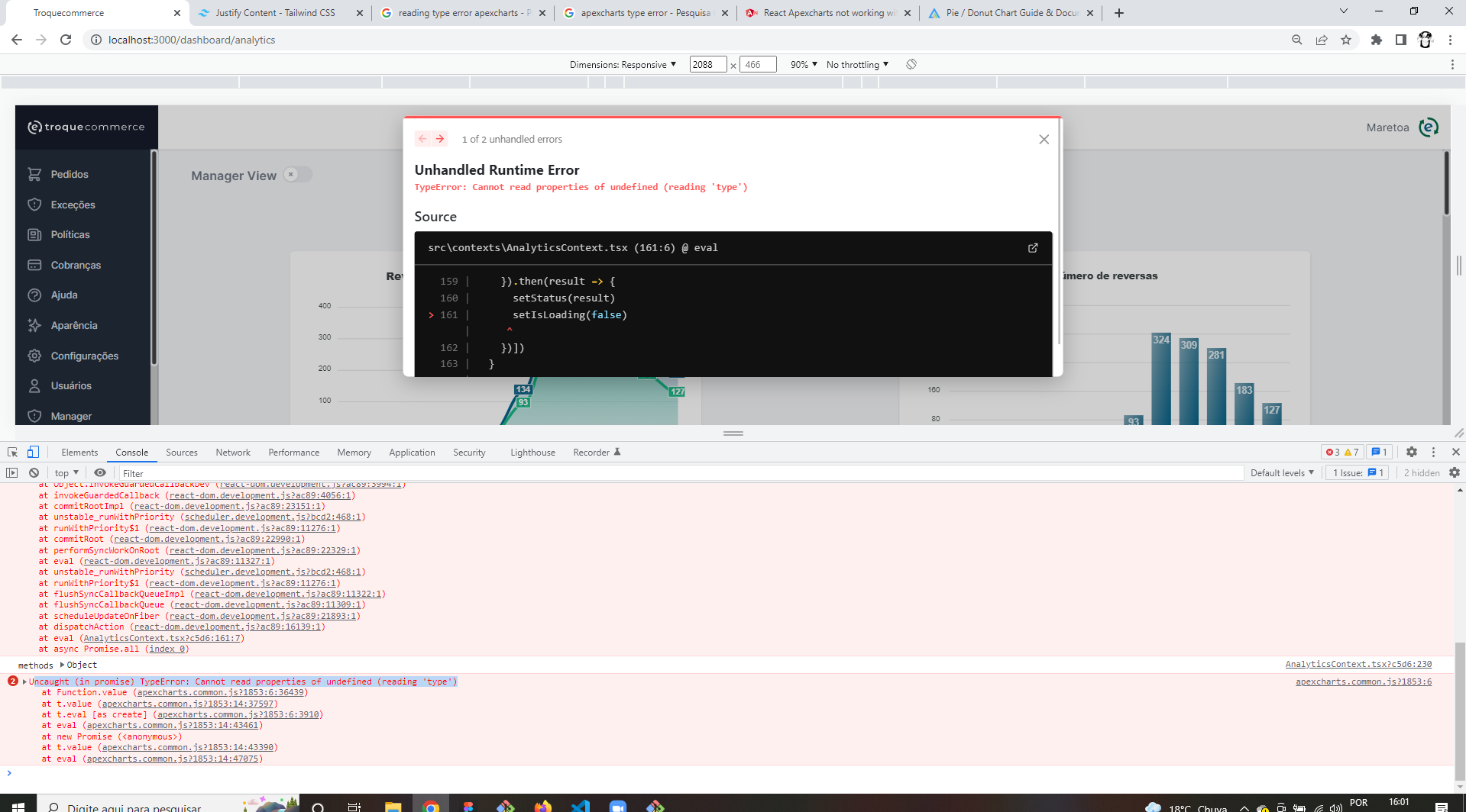 Reading Type Error Apexcharts · Issue 406 · Apexchartsreact Apexcharts · Github