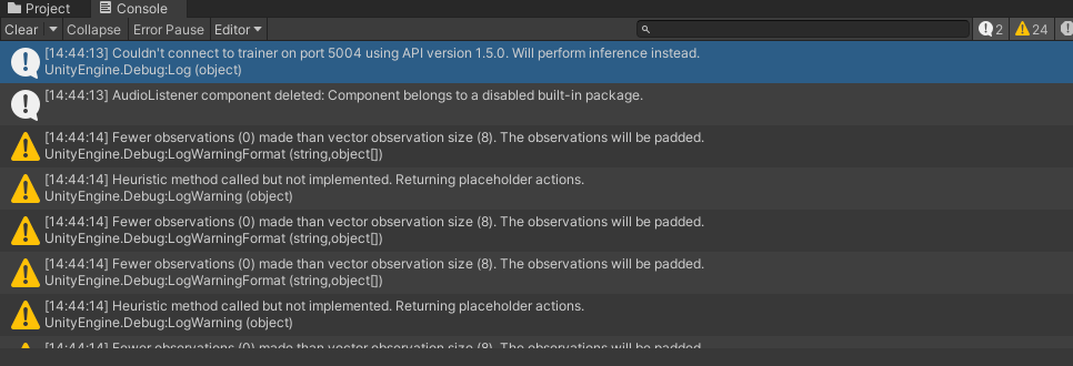 My observation and onactionreceived are not working · Issue #5332 · Unity-Technologies/ml-agents ...