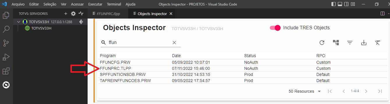 Compila o arquivo .Tlpp mais no Inspetor de Objetos não mostra que compilou · Issue #1044 ...
