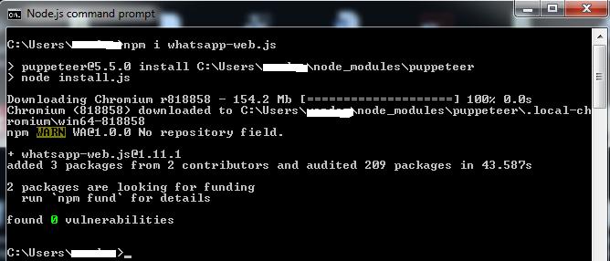 Error after scanning the qr code · Issue #451 · pedroslopez/whatsapp-web.js · GitHub