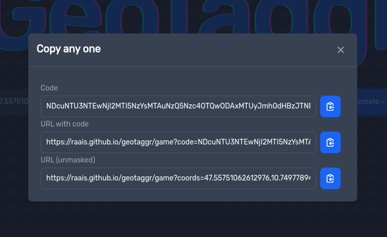 GitHub - Rafael-doctom/GeoTaggr: Create GeoGuessr style pinpointing challenges for photos