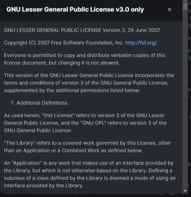 blurry text on contents of some licenses · Issue #962 · modrinth/knossos · GitHub