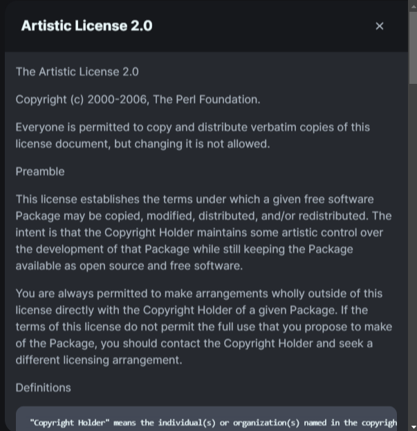 blurry text on contents of some licenses · Issue #962 · modrinth/knossos · GitHub