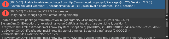 Attempting to install HTMLAgilityPack gives: Unable to retrieve package. - http://www.nuget.org ...