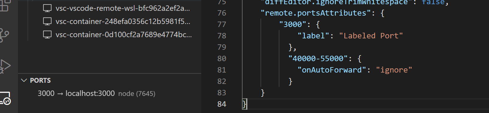 port label not shown · Issue #4364 · microsoft/vscode-remote-release ...