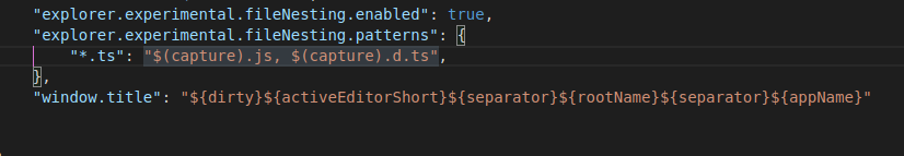 File nesting: Simplify the setting syntax · Issue #141437 · microsoft ...