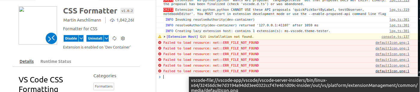 No icon in extension view in remote window · Issue #143758 · microsoft ...