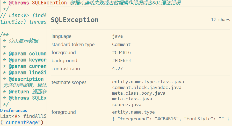 VSCODE 1.67 version of Solarized Light Light Theme Class Category Name ...