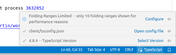 Test: too many folding regions notification · Issue #164385 · microsoft ...