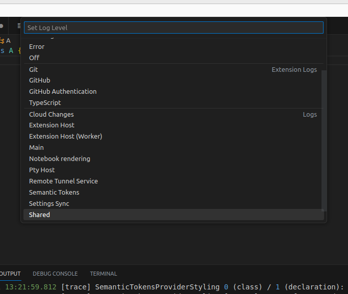 Consider to have a separate log channel for `SemanticTokensProviderStyling` · Issue #181174 ...
