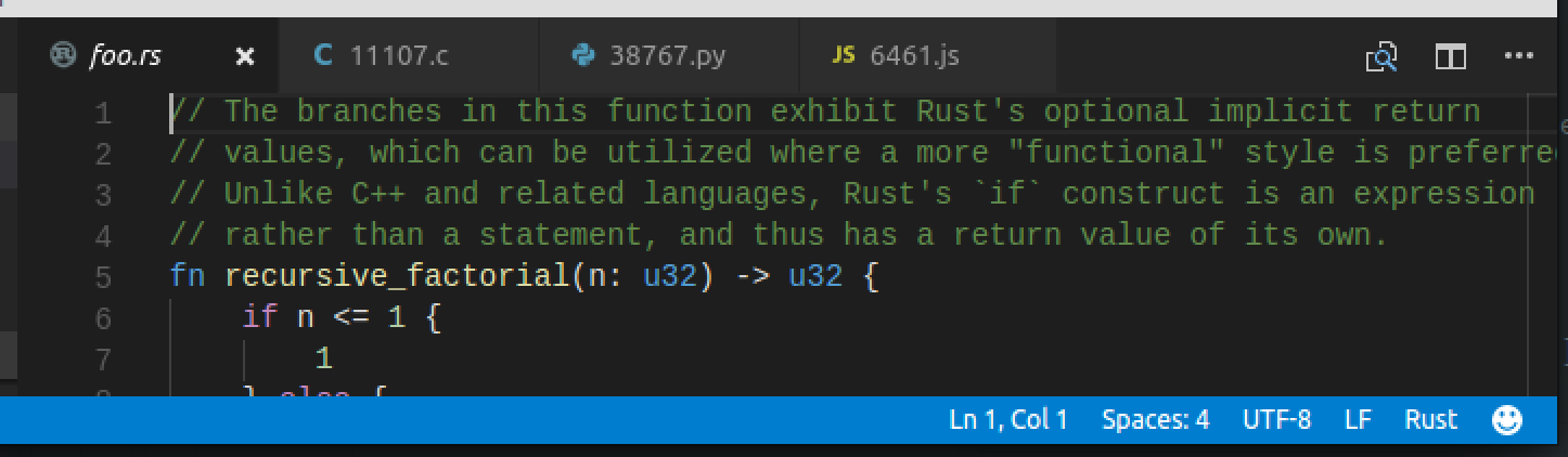 Support for ".rs" files? · Issue #41946 · microsoft/vscode · GitHub