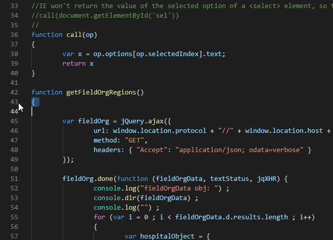 Cant fold or un-fold a function (JS) · Issue #59257 · microsoft/vscode ...