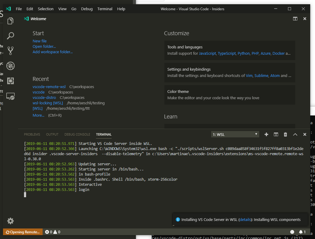 Failed To Connect To The Remote Extension Host Server · Issue 645 · Microsoftvscode Remote