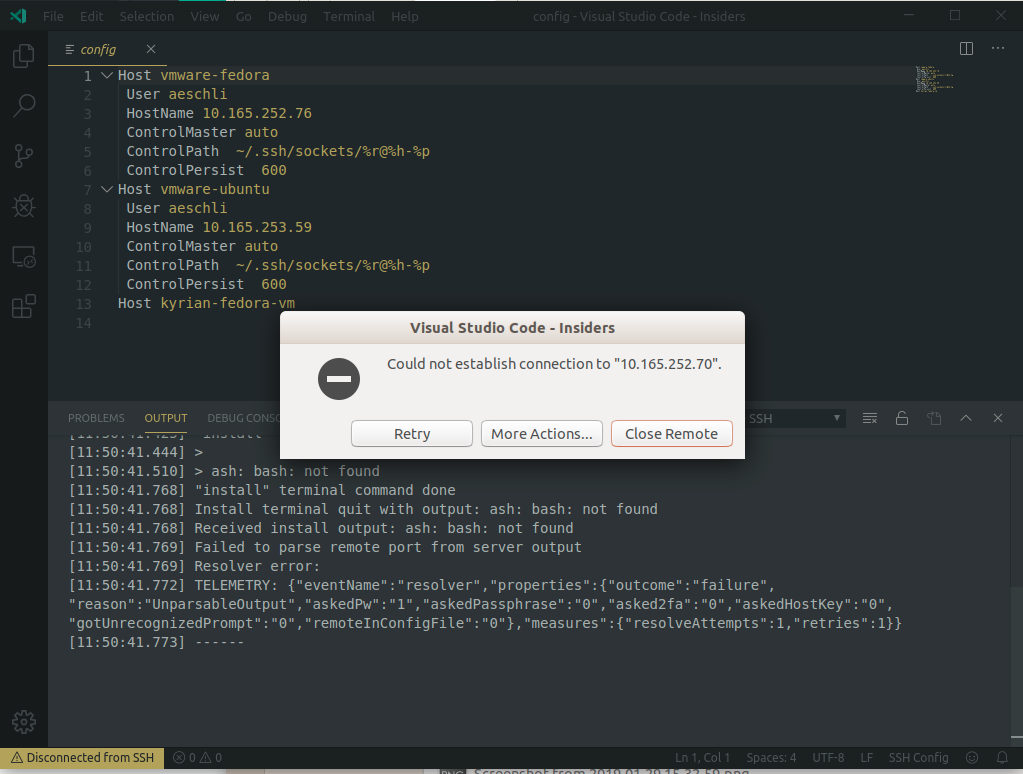 ssh: improve error message when bash is missing · Issue #1531 ...