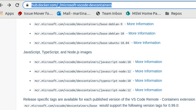 typo on dockerhub vscode-devcontainer page · Issue #246 · microsoft/vscode-dev-containers · GitHub
