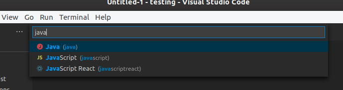Language selector shows incorrect Icons for Javascript. · Issue #105244 ...