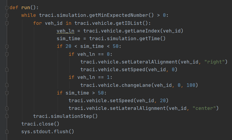 Set Lateral Alignment in TraCI · Issue #7280 · eclipse-sumo/sumo · GitHub