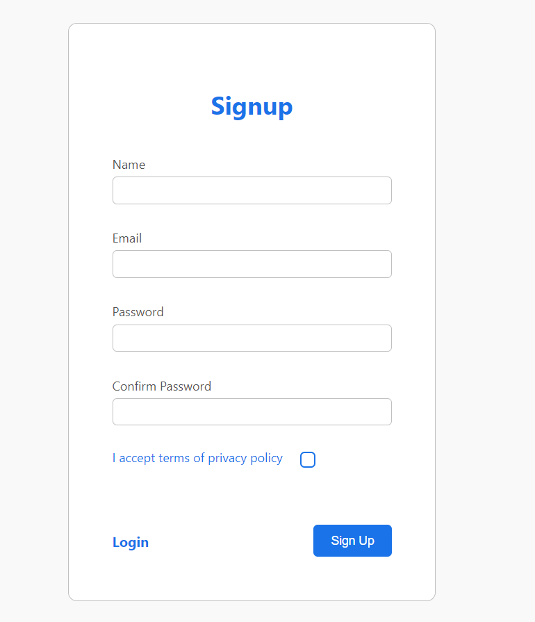 GitHub - MohamadAV/SignUp-Form: A simple SignUp form developed by react ...