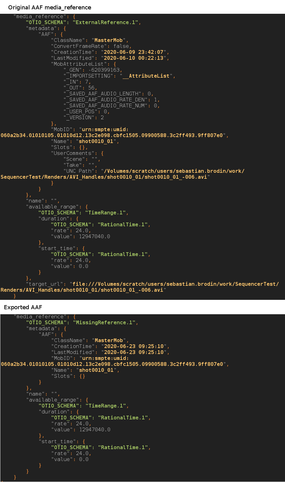 Writing AAF results in "MissingReference.1" for media · Issue #735 · AcademySoftwareFoundation ...