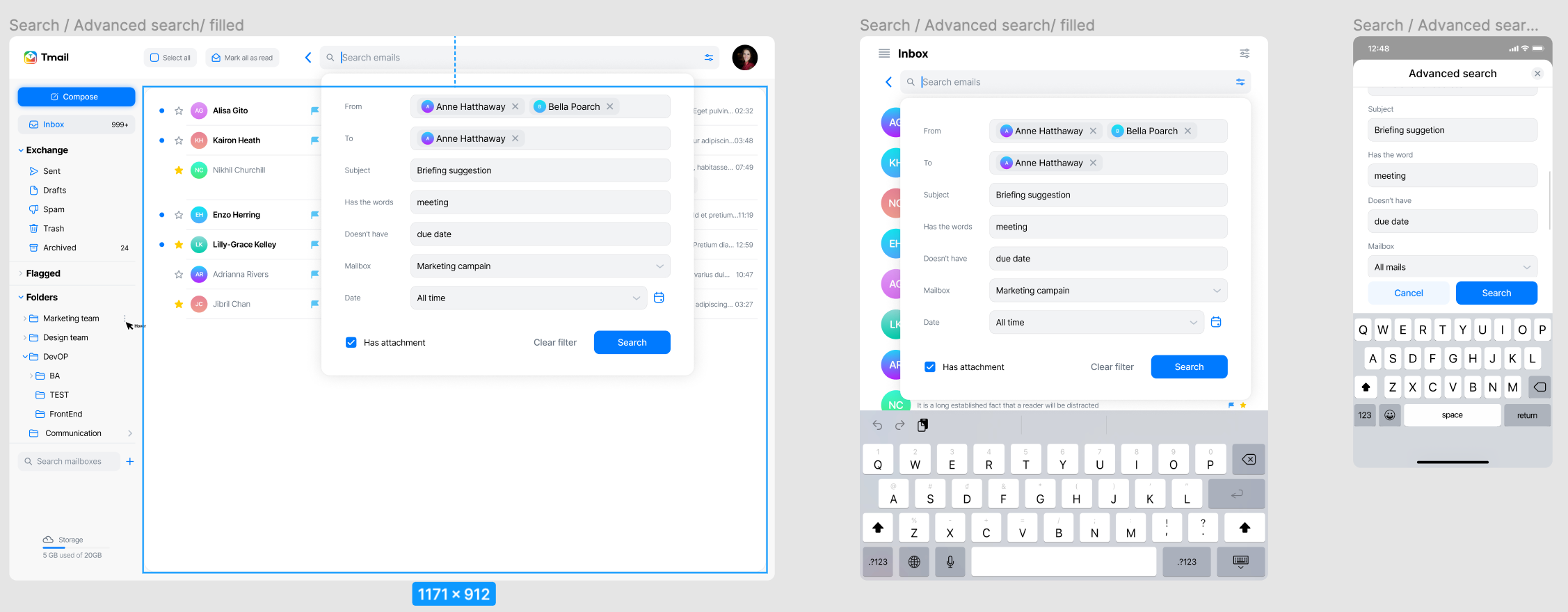 Implement Advanced Search for email · Issue #627 · linagora/tmail-flutter · GitHub