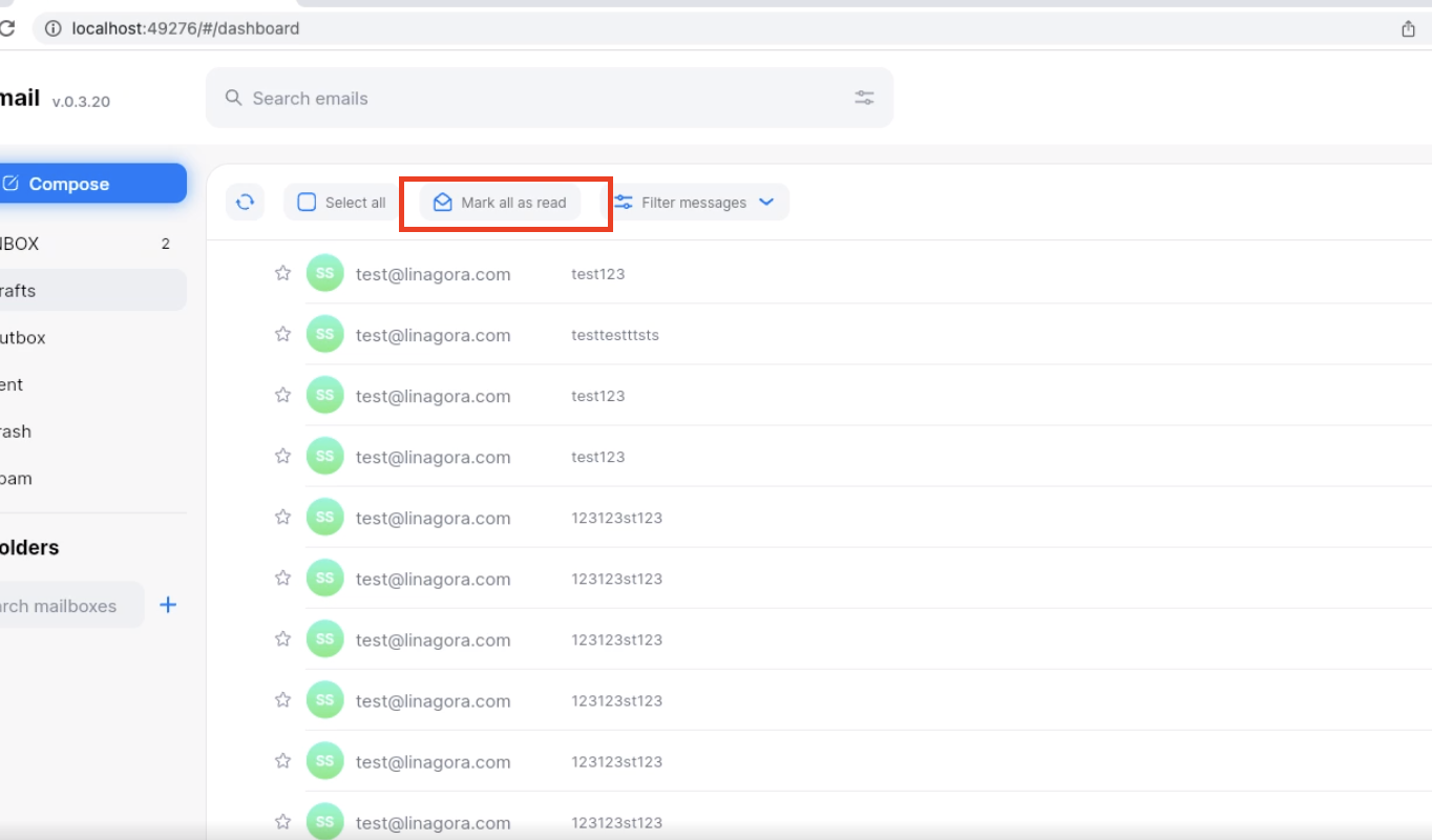 TF-1142 Fix bug mark draft mail as read, and remove read/unread button from draft mail by ...