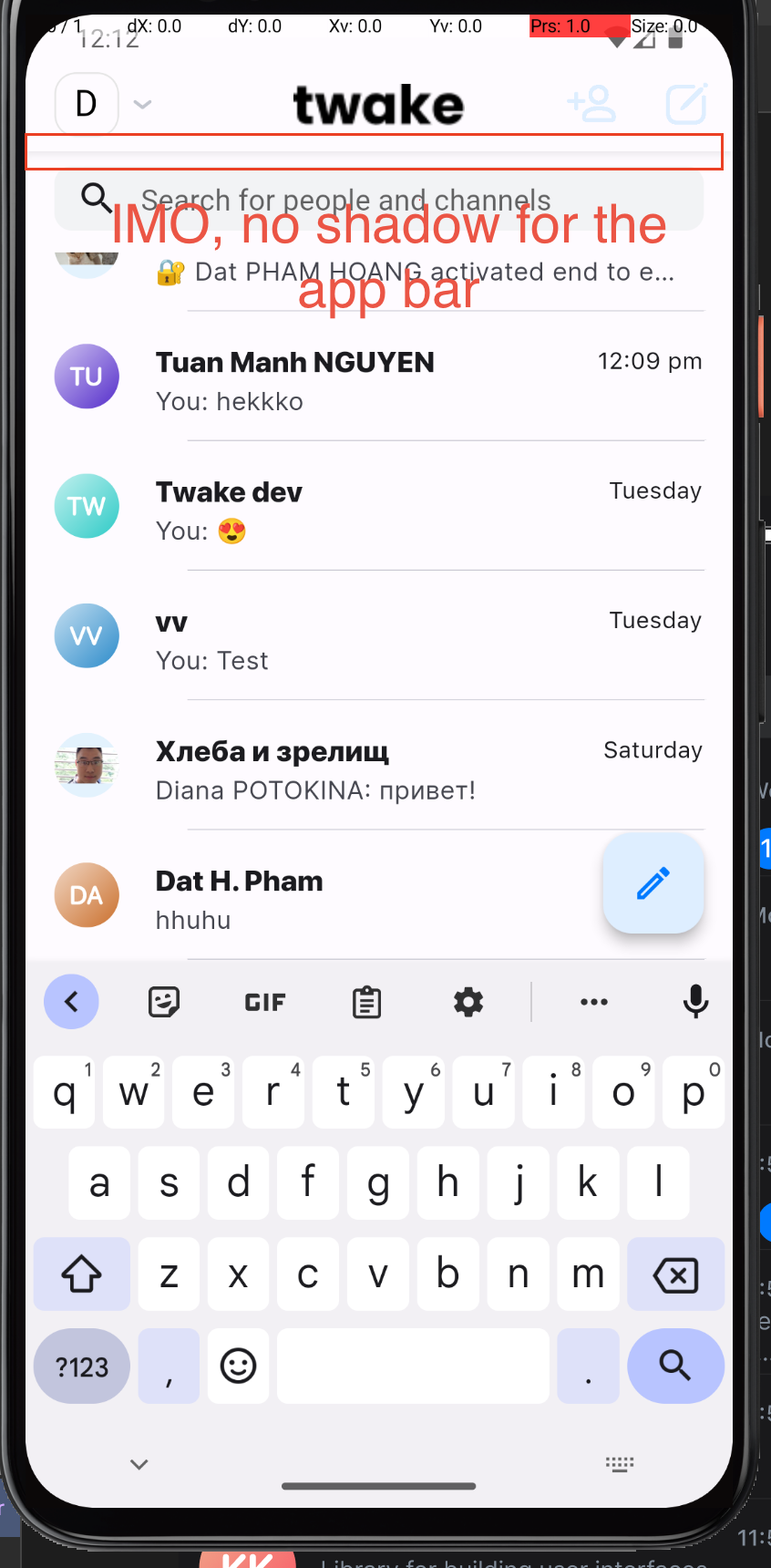 [UI] Apply new UI for Direct Chat page · Issue #6 · linagora/twake-on-matrix · GitHub