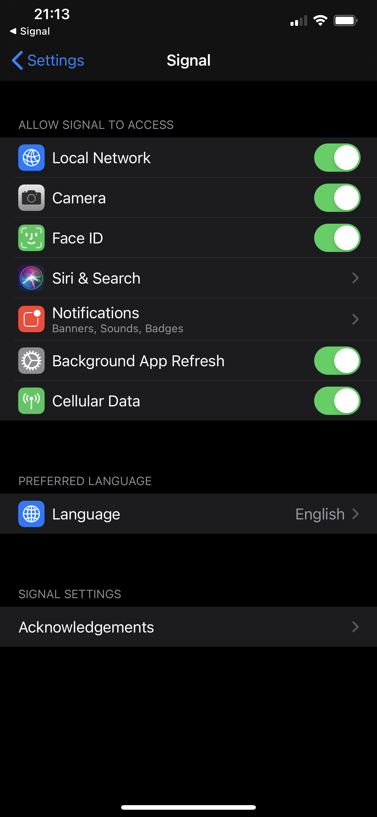 Signal Does Not Request Contacts Permission Again After Resetting Ios Privacy Settings · Issue