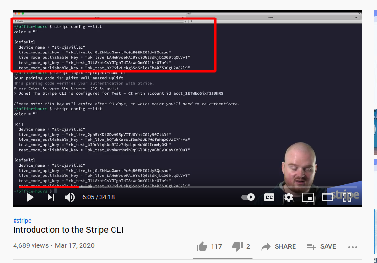 docker run --rm -it stripe/stripe-cli config --list says open /root/.config/stripe/config.toml ...