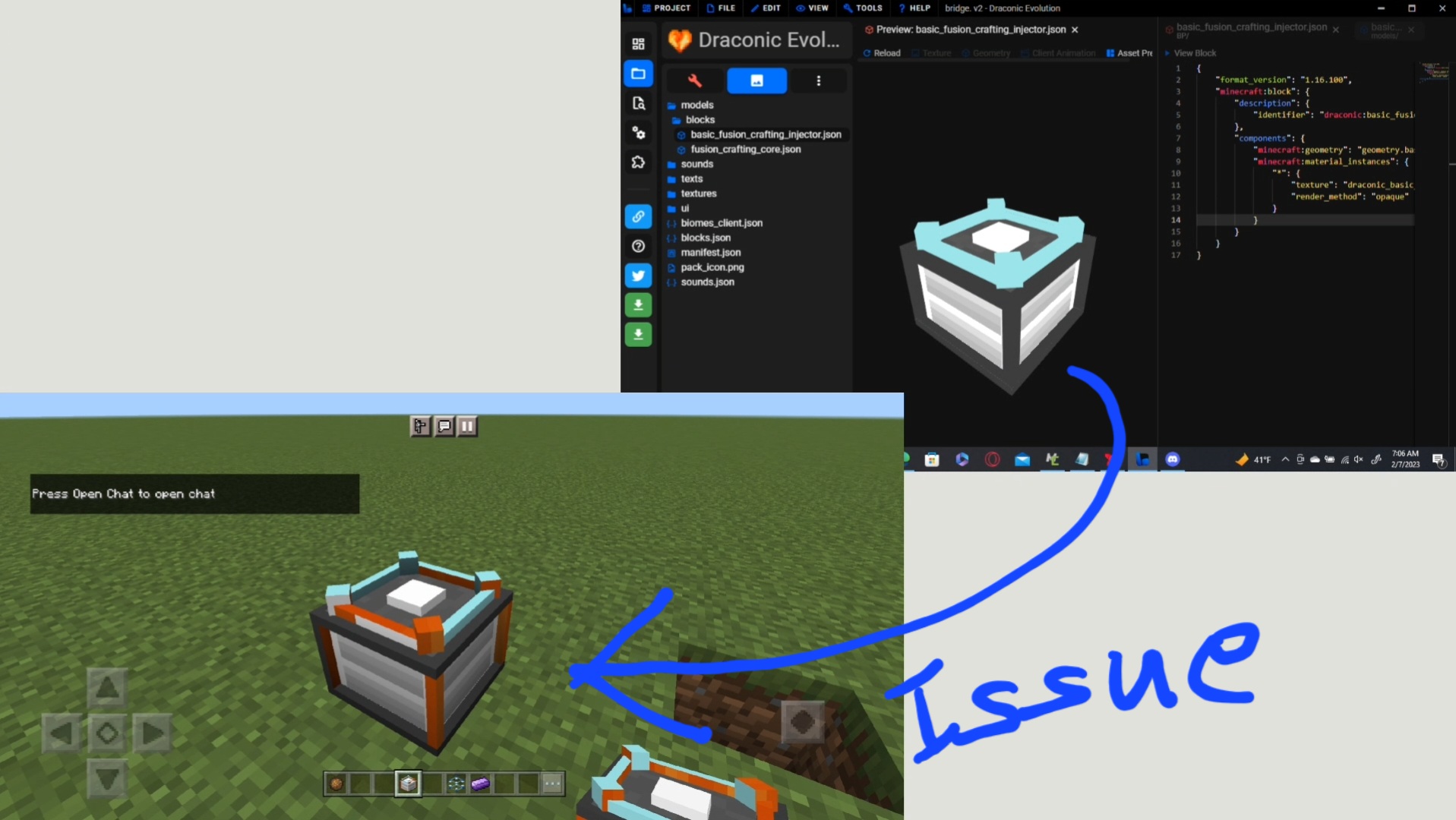 Texture or Rendering Issues? · Issue #873 · bridge-core/editor · GitHub