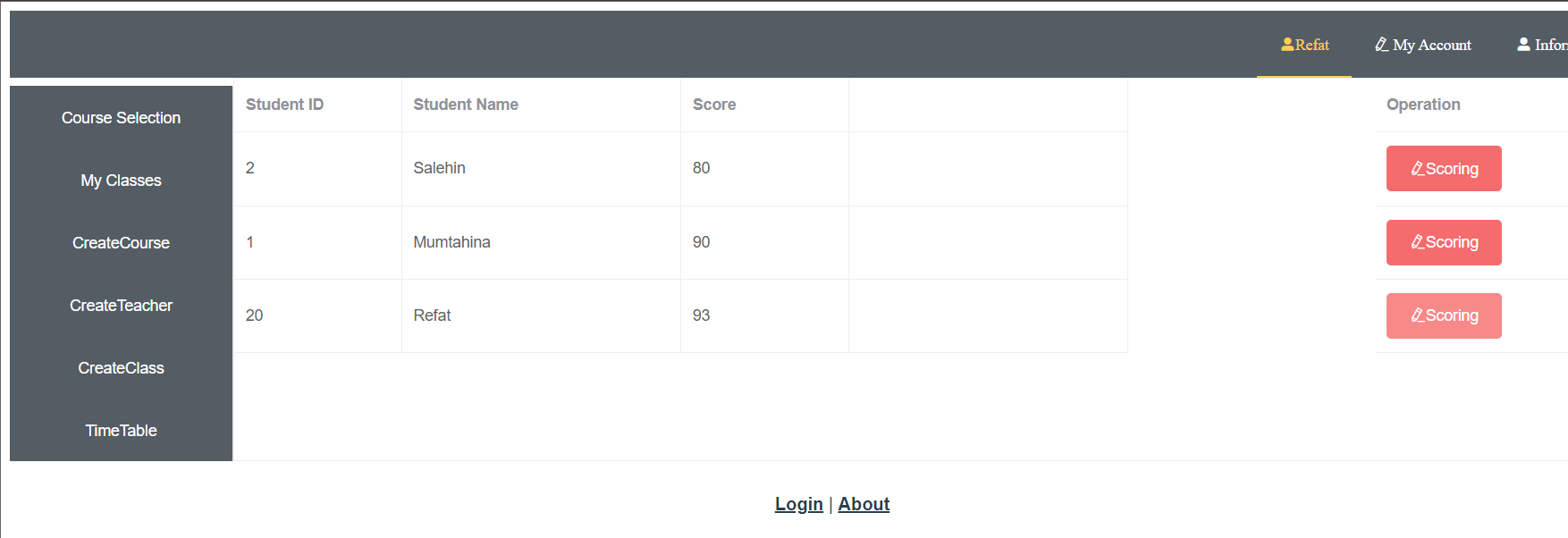 Github Mumtahina 766 University Course Selection System
