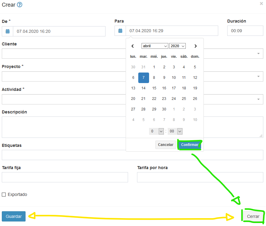 Switch Positions of "Save" and "Close" Button · Issue #1515 · kimai ...