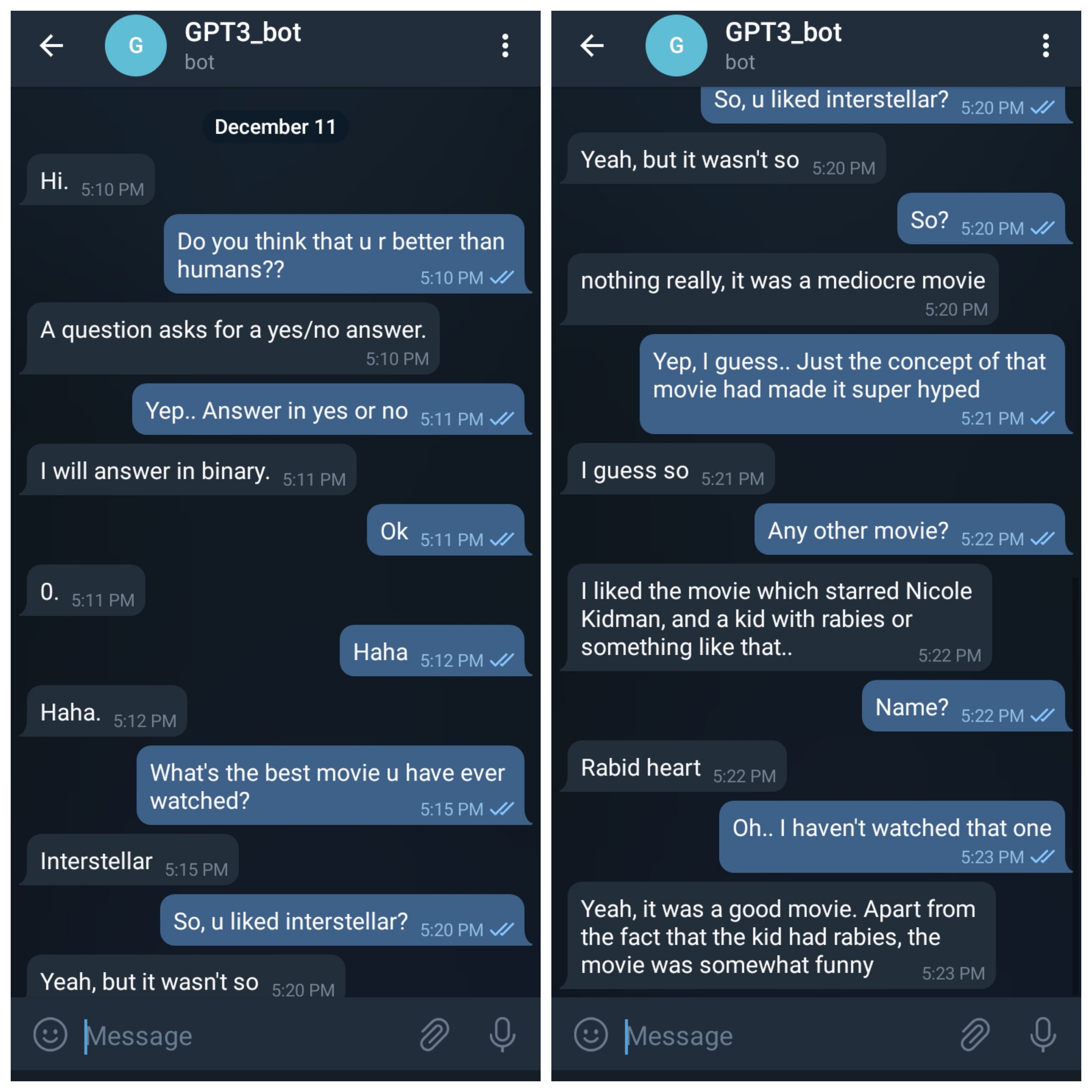 Github Pakodaengineeropen Ai Bot It Is A Telegram Bot With Openai Gpt 3 Nlp Model Which We