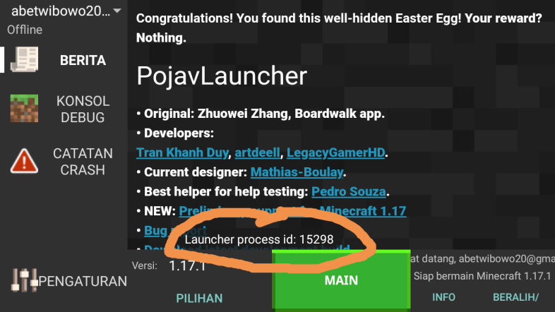 [BUG] Launcher process id: 15070 · Issue #1795 · PojavLauncherTeam/PojavLauncher · GitHub