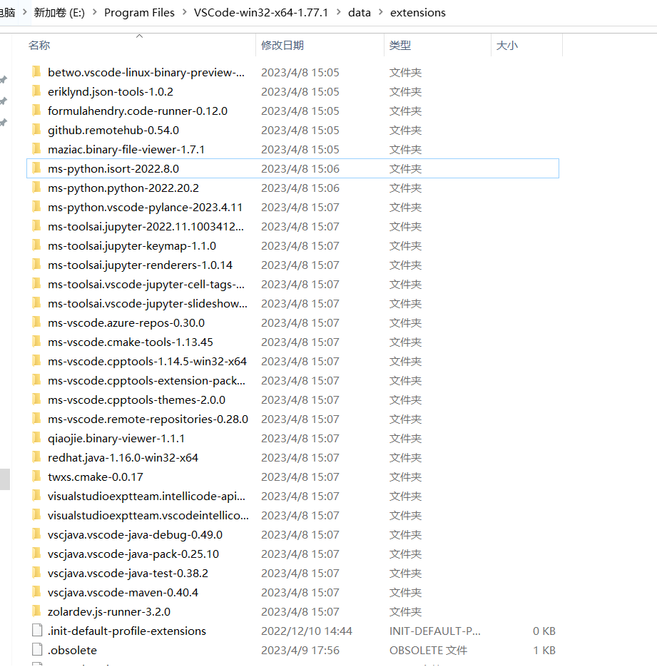 extentsions not found after migration to portable mode · Issue #179554 · microsoft/vscode · GitHub