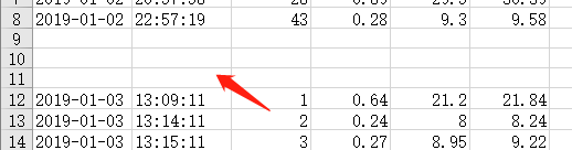 Randomly Blank line · Issue #1422 · SheetJS/sheetjs · GitHub