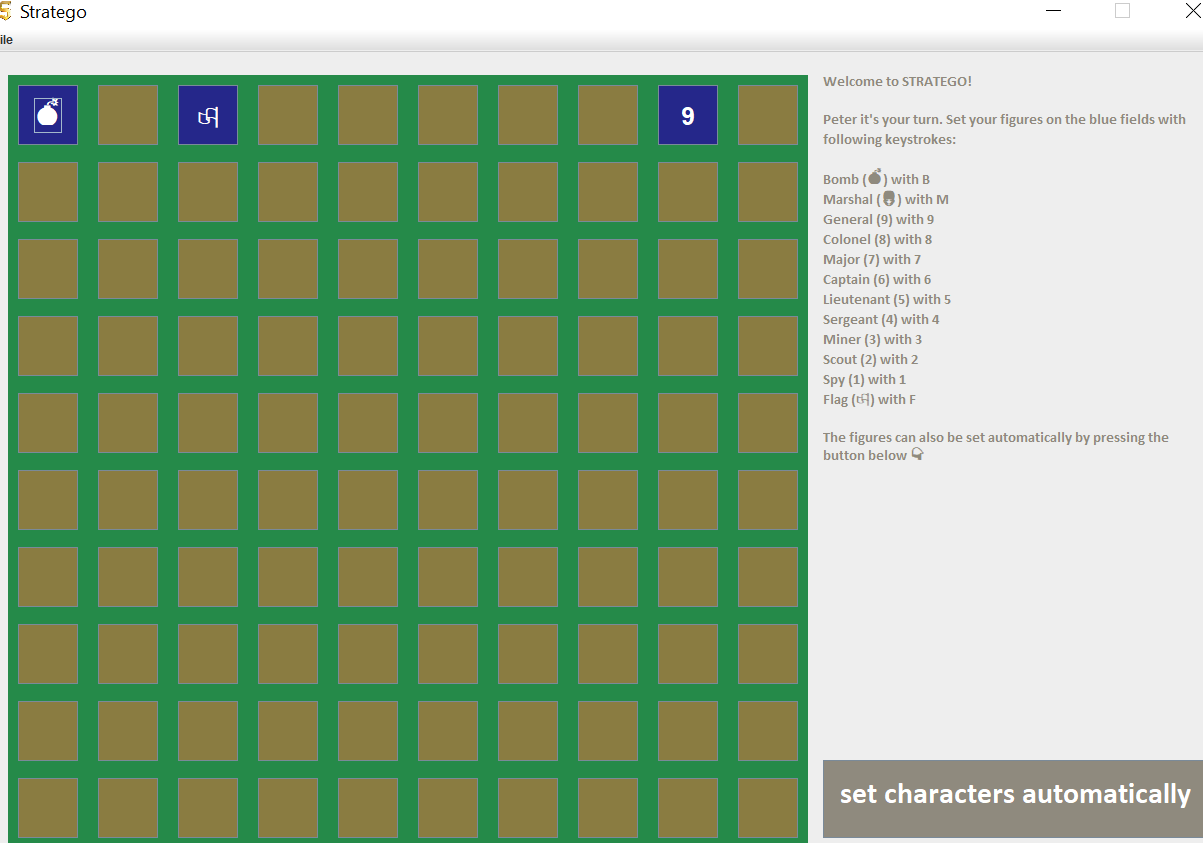 GitHub - BenjaminMannsdoerfer/Stratego