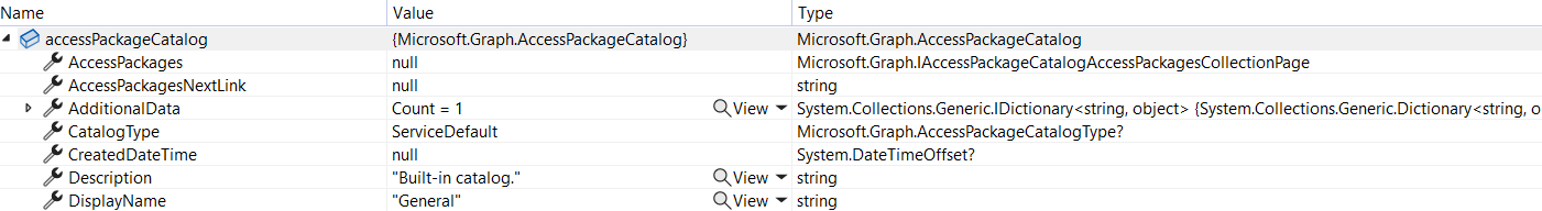 Returned AccessCatalog instances are not properly deserialized · Issue #1482 · microsoftgraph ...