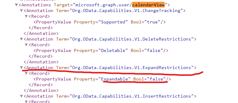 [Client bug]: events and calendarView missing expand in request configuration · Issue #1581 ...