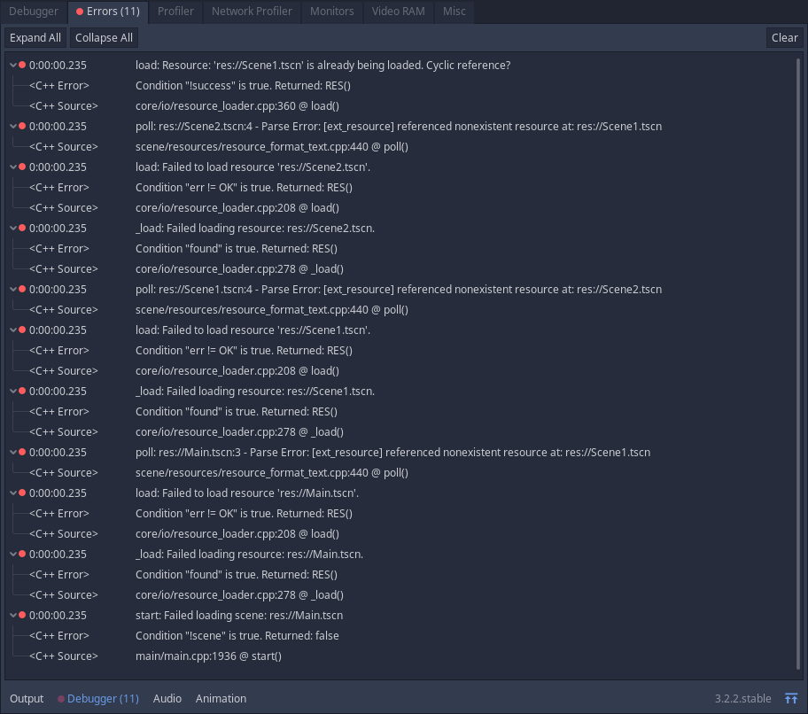 export var PackedScene crash when having circular references · Issue #24146 · godotengine/godot ...