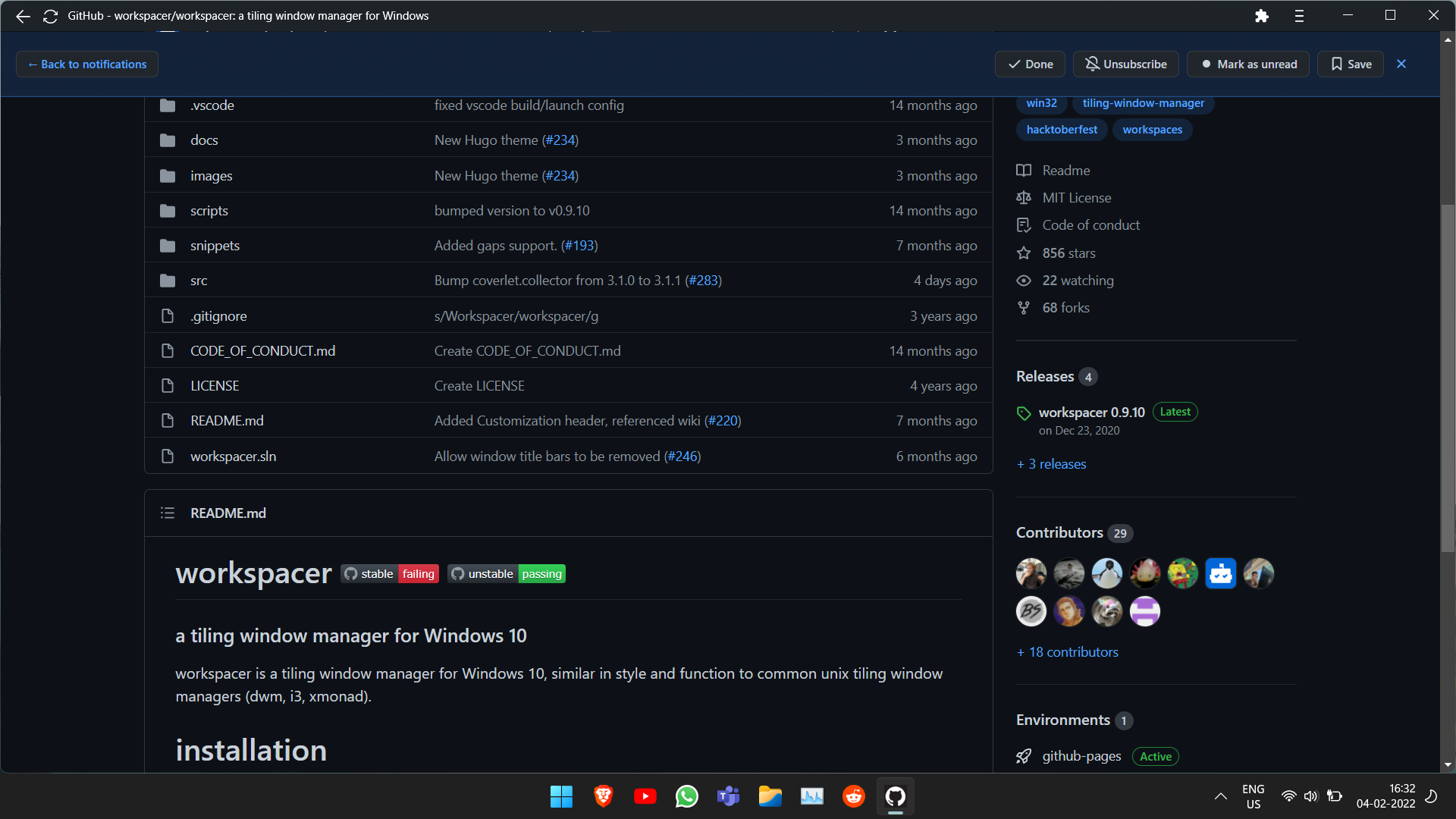 Workspacer is treating Windows11 Start Menu and Search Menu as an ...