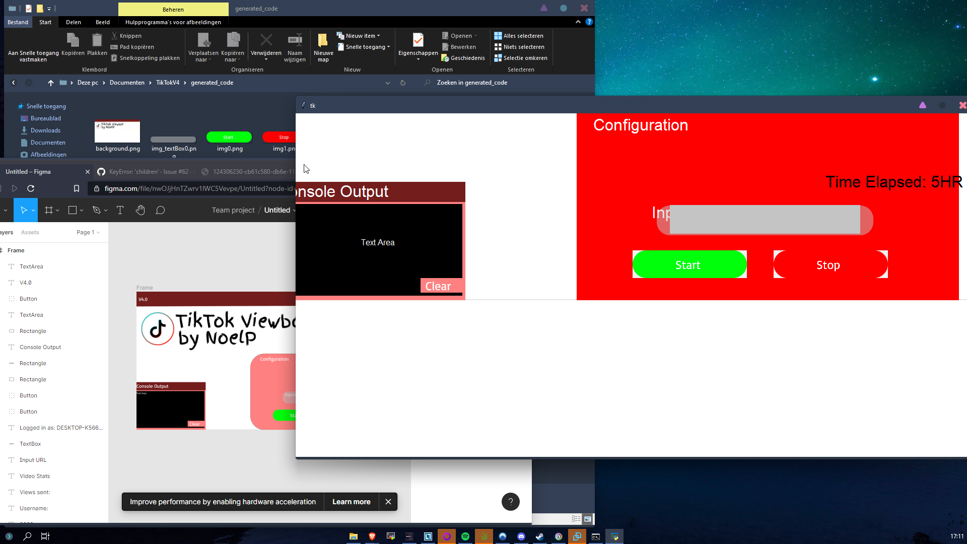 It will not Generate · Issue #63 · ParthJadhav/Tkinter-Designer · GitHub