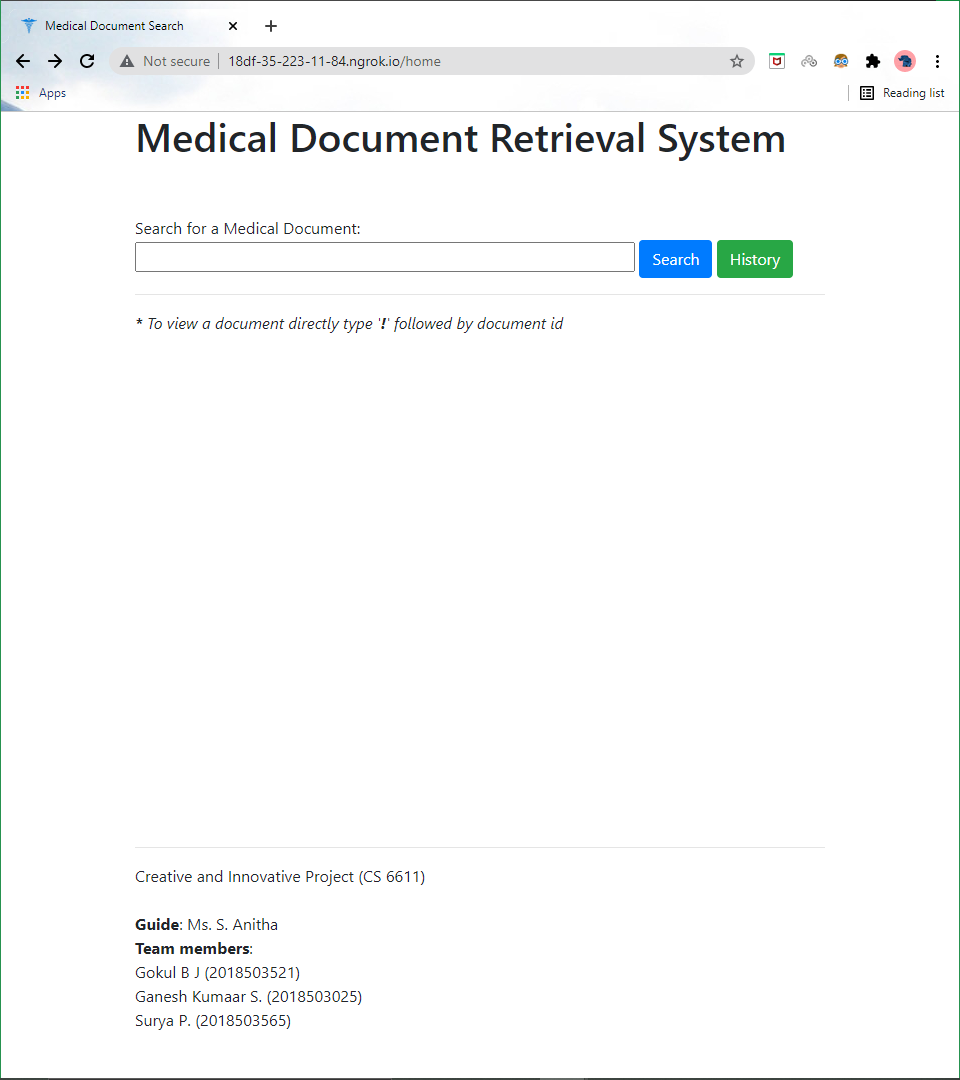 GitHub - gks2001/Medical-Document-Retrieval-Using-NLP: Medical Document ...