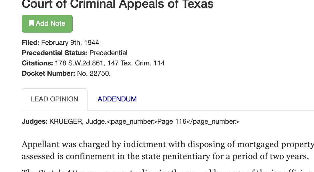 Judges is displayed inside opinion tabs · Issue #2498 · freelawproject/courtlistener · GitHub