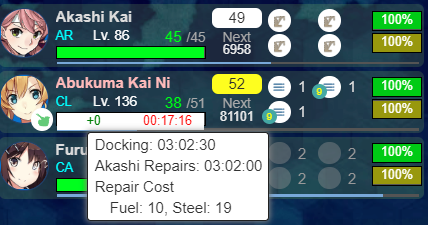 Akashi Repair timer calculation off by up to a minute · Issue #2988 · KC3Kai/KC3Kai · GitHub