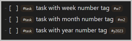 Tasks of the week, month and year · Issue #1660 · obsidian-tasks-group/obsidian-tasks · GitHub