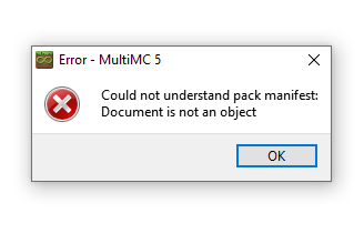 Can Not Add Instance for GreedyCraft Modpack · Issue #3708 · MultiMC/Launcher · GitHub