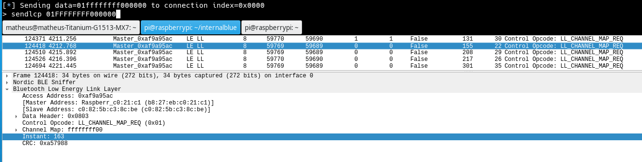 Packet Injection on LCP (BLE Link Layer) · Issue #7 · seemoo-lab ...
