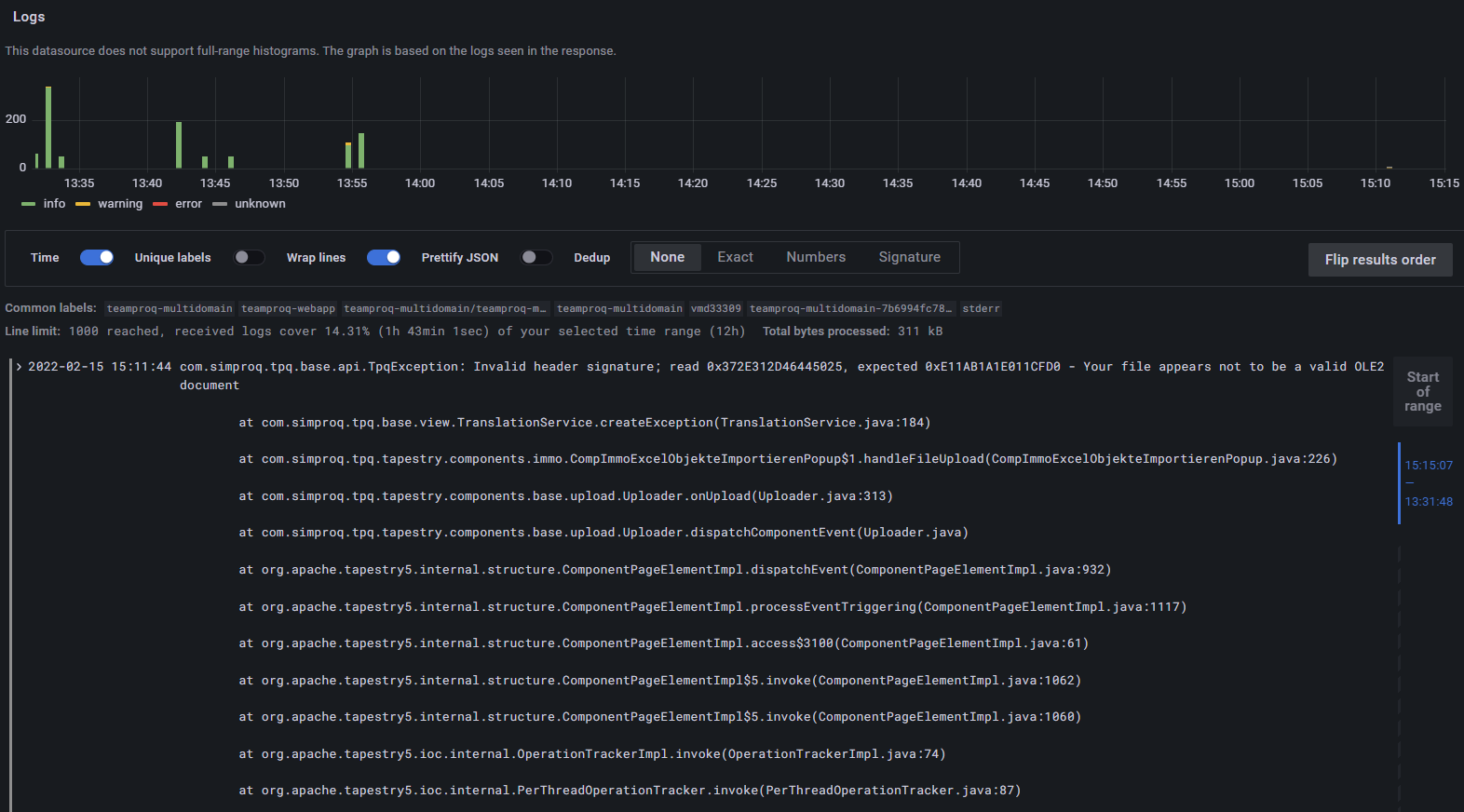 promtail: multiline inserts extra newlines · Issue #3993 · grafana/loki · GitHub