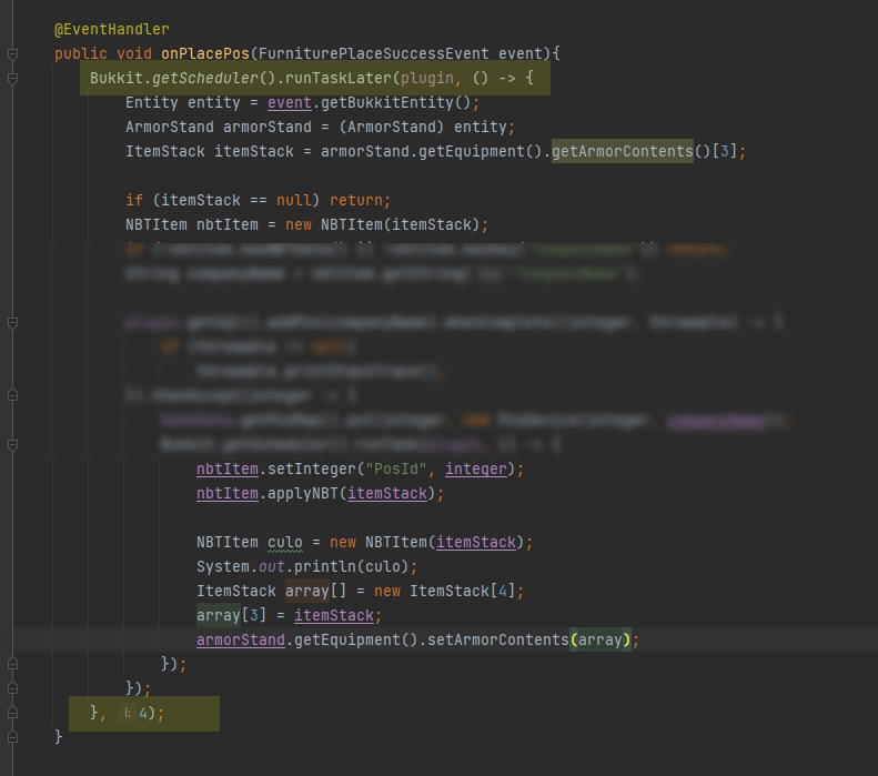 Bug With Furnitureplacesuccessevent · Issue 2157 · Pluginbugs Issues